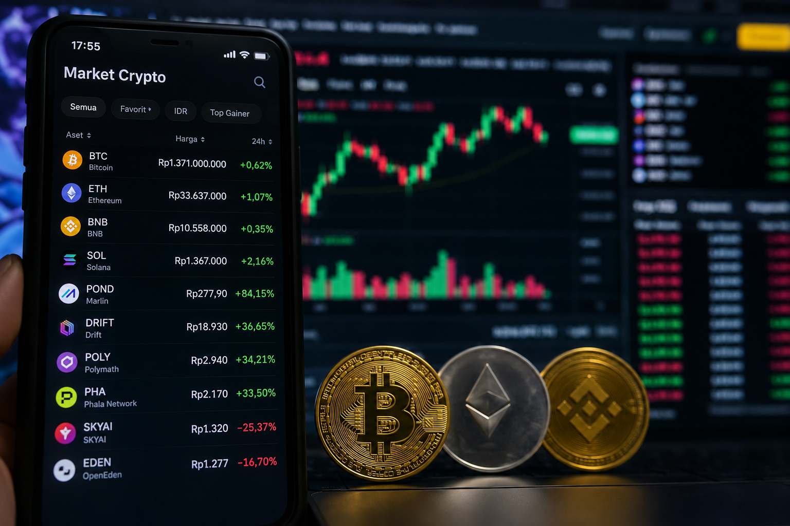 Kripto Hari Ini 26 Mei 2026: Bitcoin Stabil, Altcoin Meledak hingga 84 ...